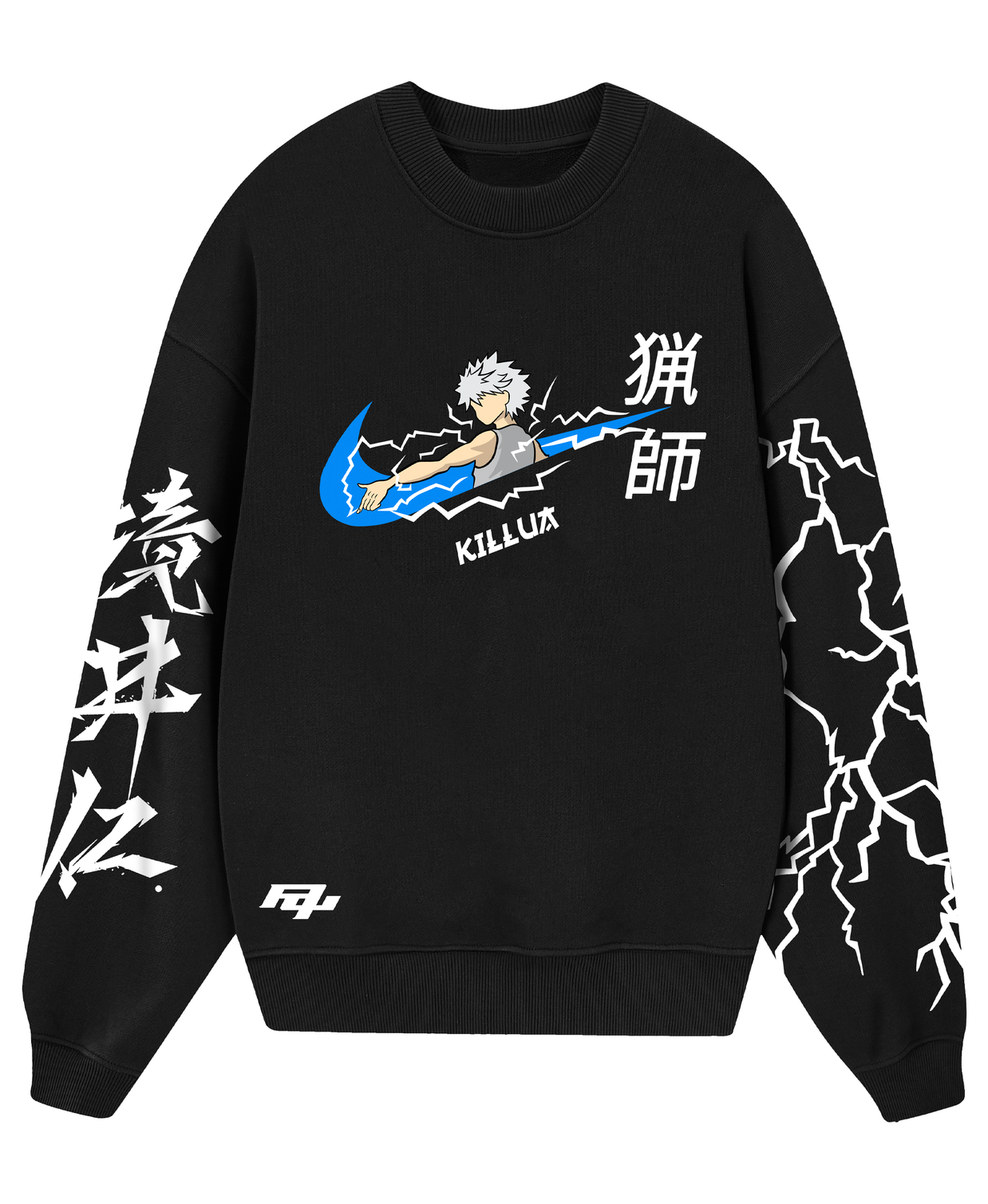 Poleron Cuello Polo Negro Killua Thunder – Yasashii